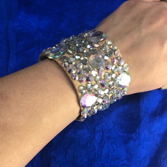 Jewelry | Ab Rhinestone Sparkle Clasp Bracelet | Poshmark